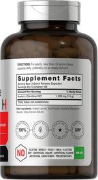 1500 mg l-carnitine for energy