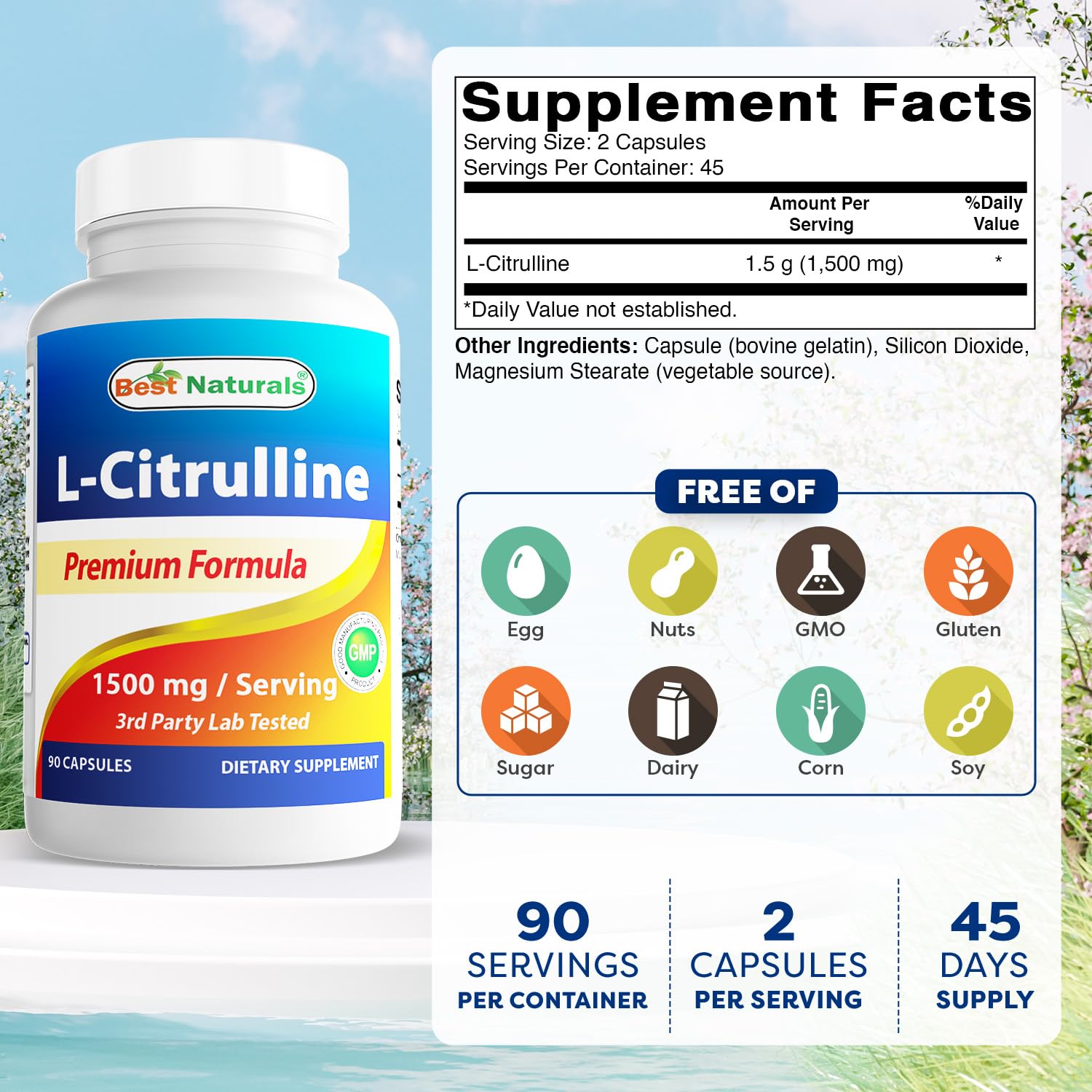 1500 mg l-citrulline capsules for energy