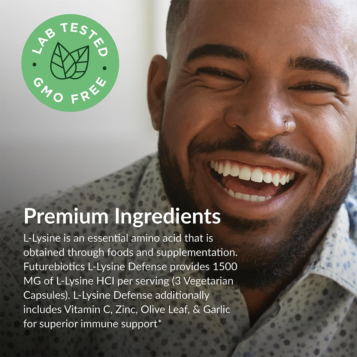 1500 mg L-Lysine for wellness