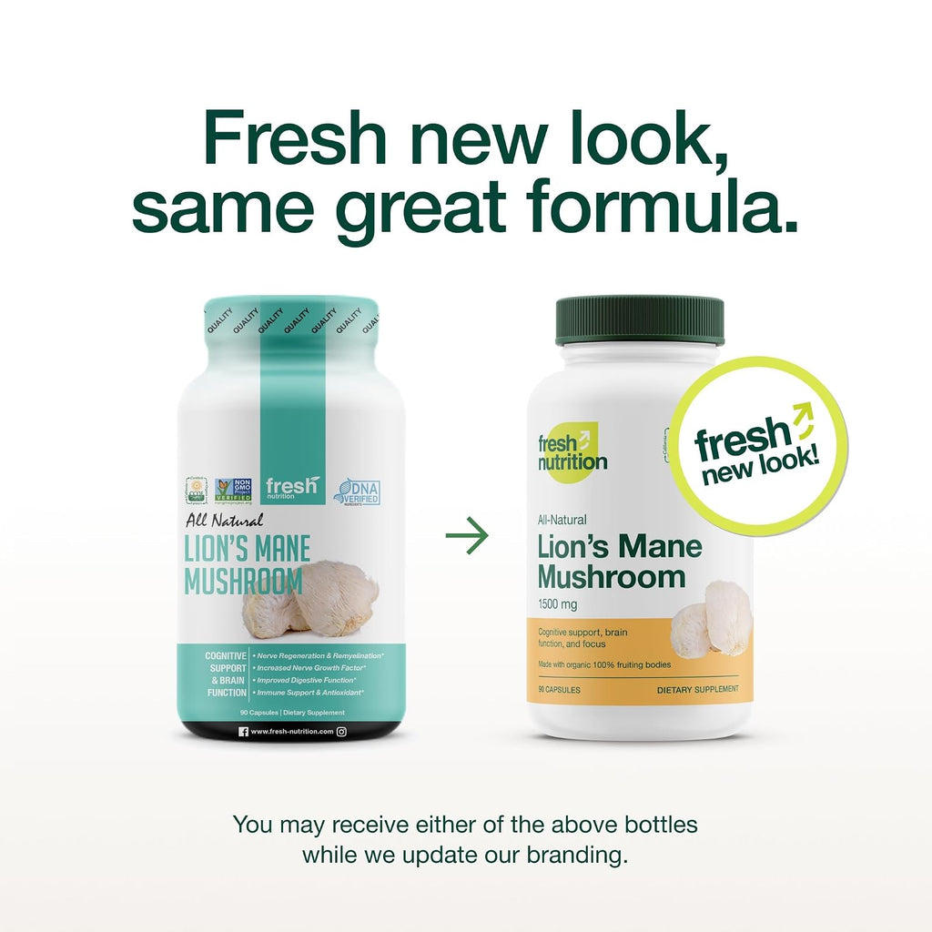 1500 mg lion's mane capsules