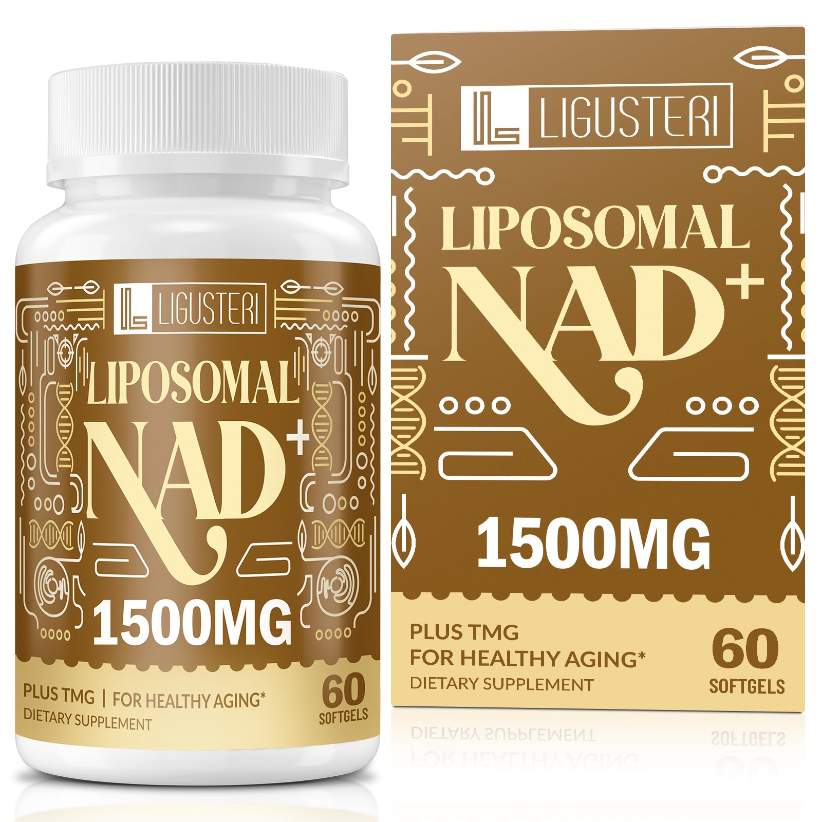 1500 MG liposomal NAD+ supplement benefits