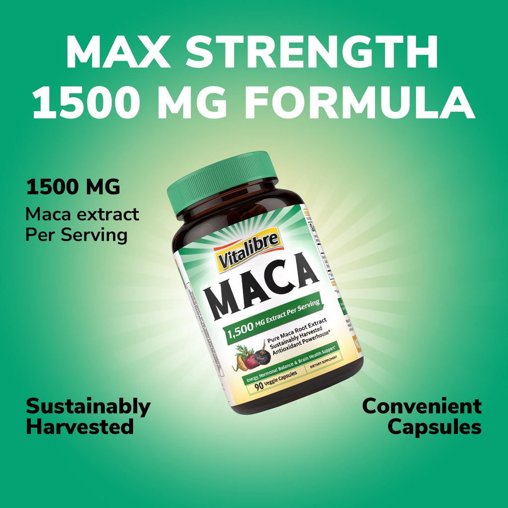 1500 mg Maca Root capsules