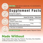 1500 mg Maca Root for stamina
