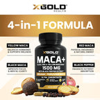1500 mg maca root for vitality