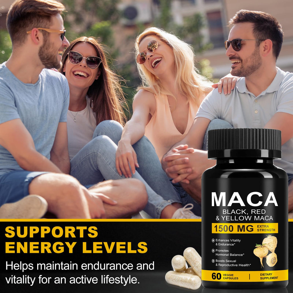 1500 mg maca root supplement