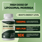 1500 mg moringa capsules for wellness