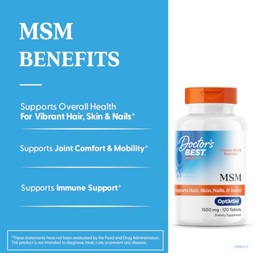 1500 mg MSM for better sleep