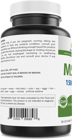 1500 mg MSM for daily use