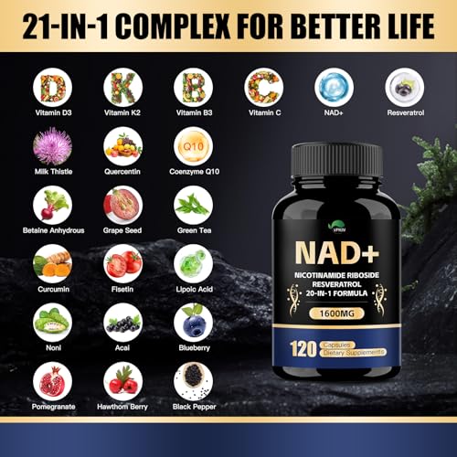 1500 mg NAD capsules for vitality