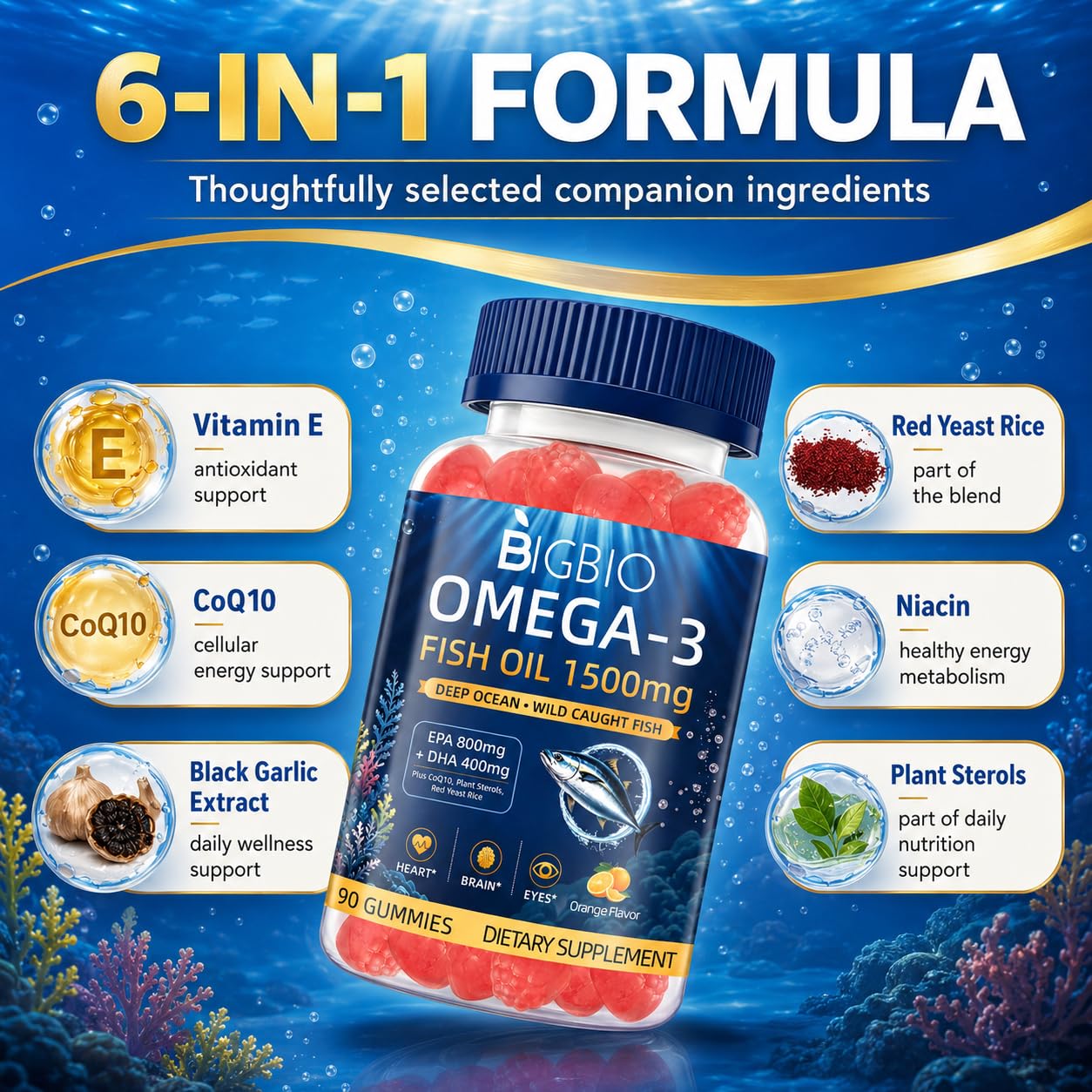 1500 mg omega-3 fish oil supplement