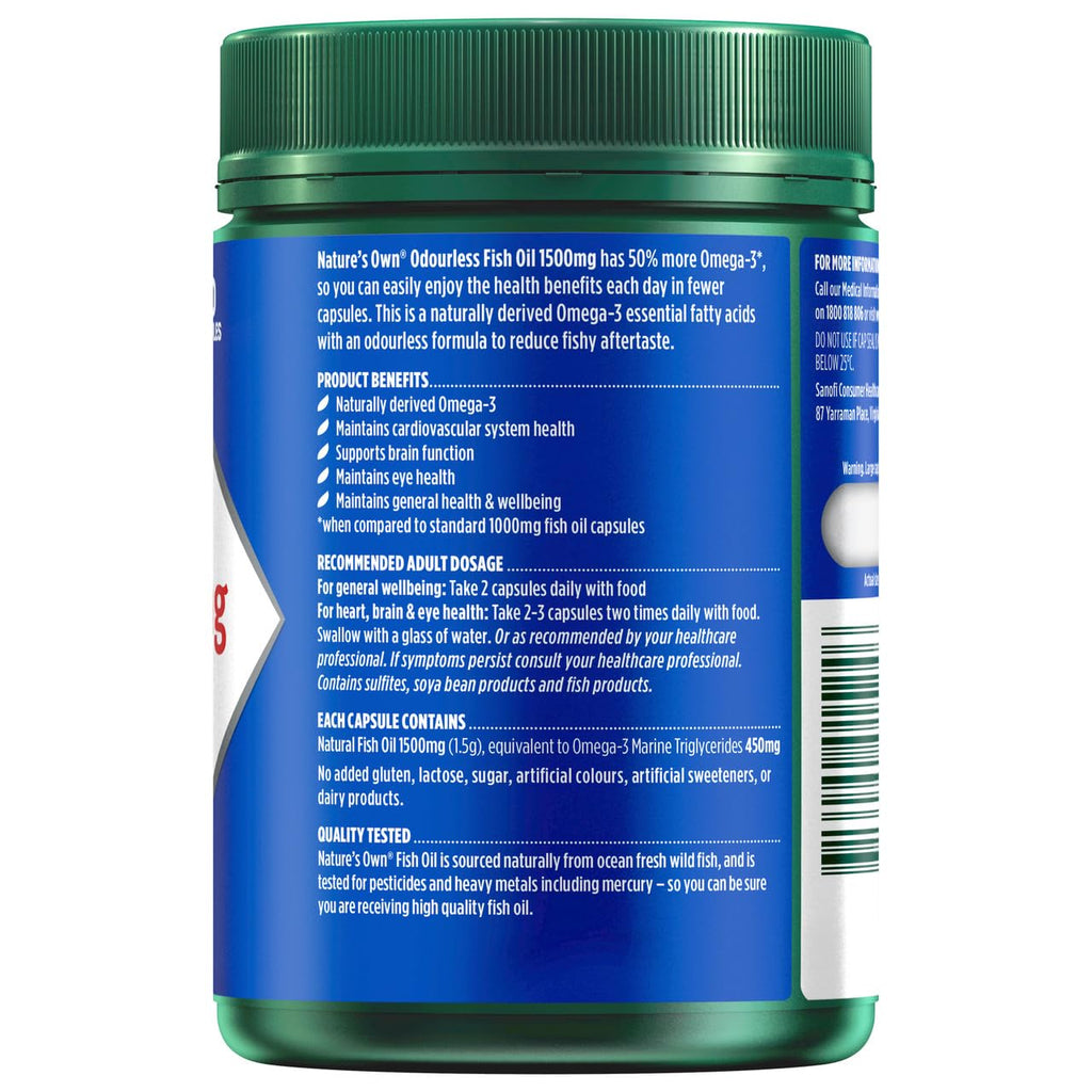 1500 mg Omega 3 for heart health