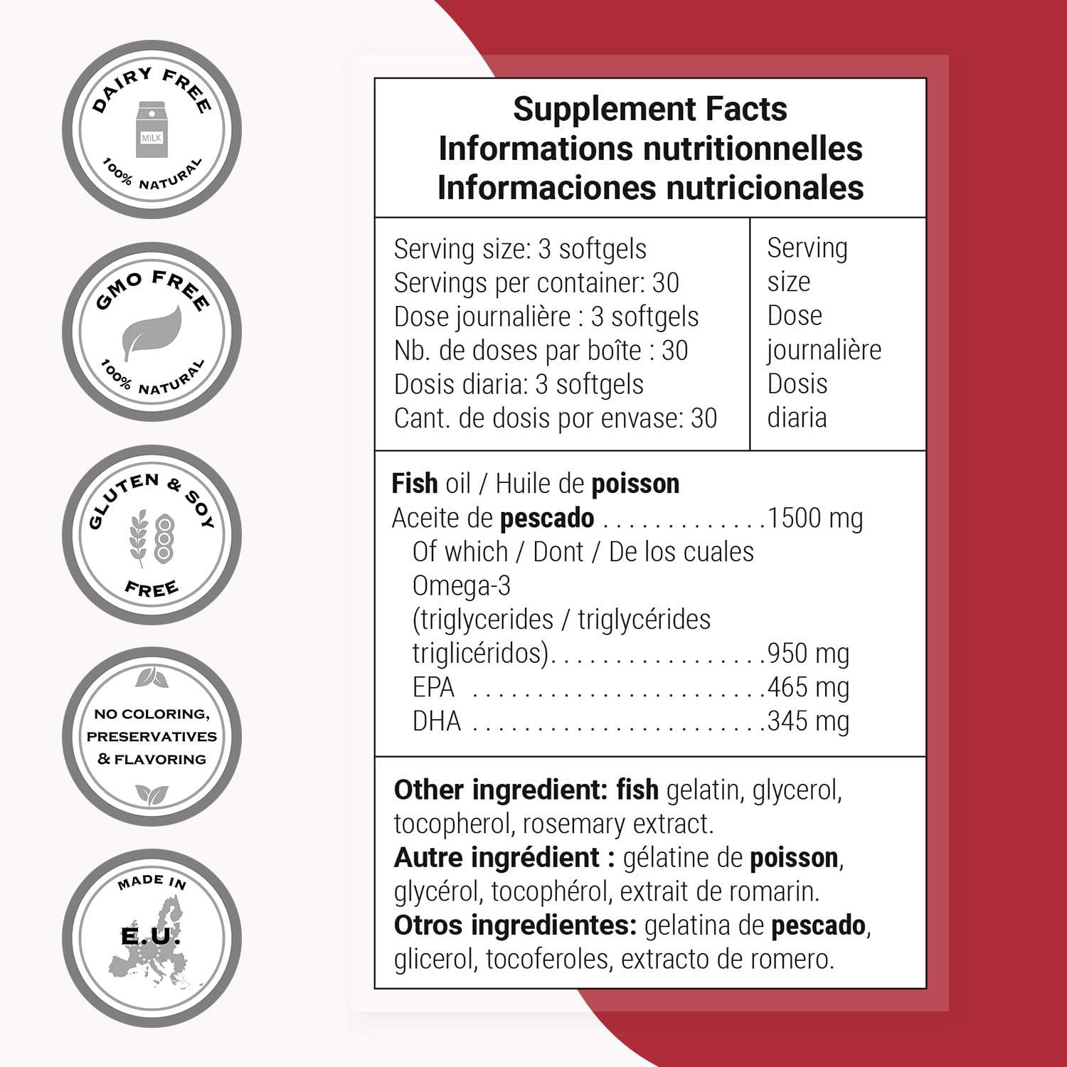 1500 mg omega 3 supplement