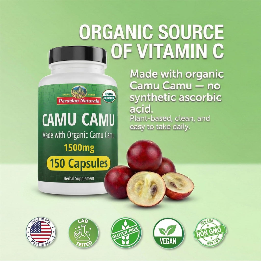 1500 mg organic Vitamin C supplement