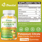 1500 mg potassium citrate supplement