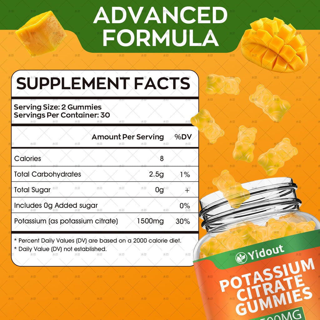 1500 mg potassium supplement