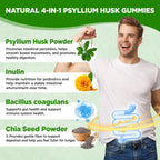 1500 mg psyllium husk gummy supplement