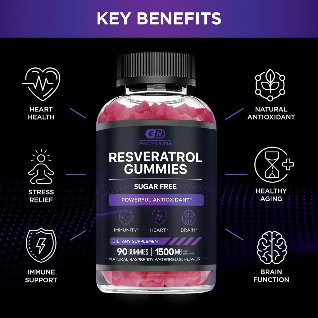 1500 mg Resveratrol antioxidant support