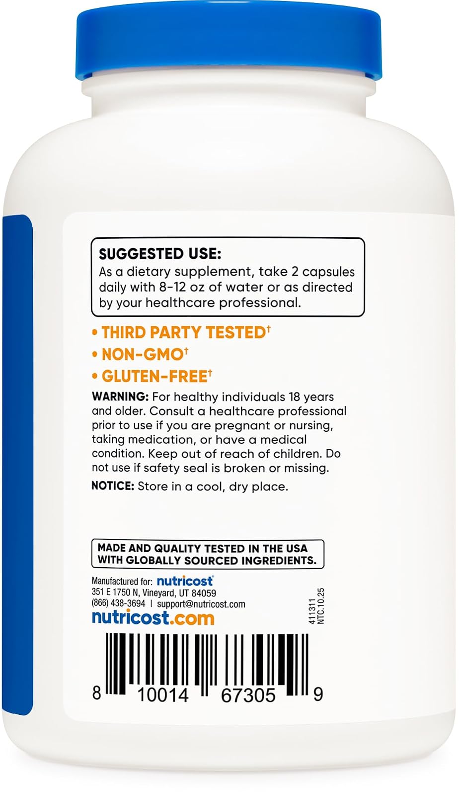 1500 mg Tribulus for enhanced performance
