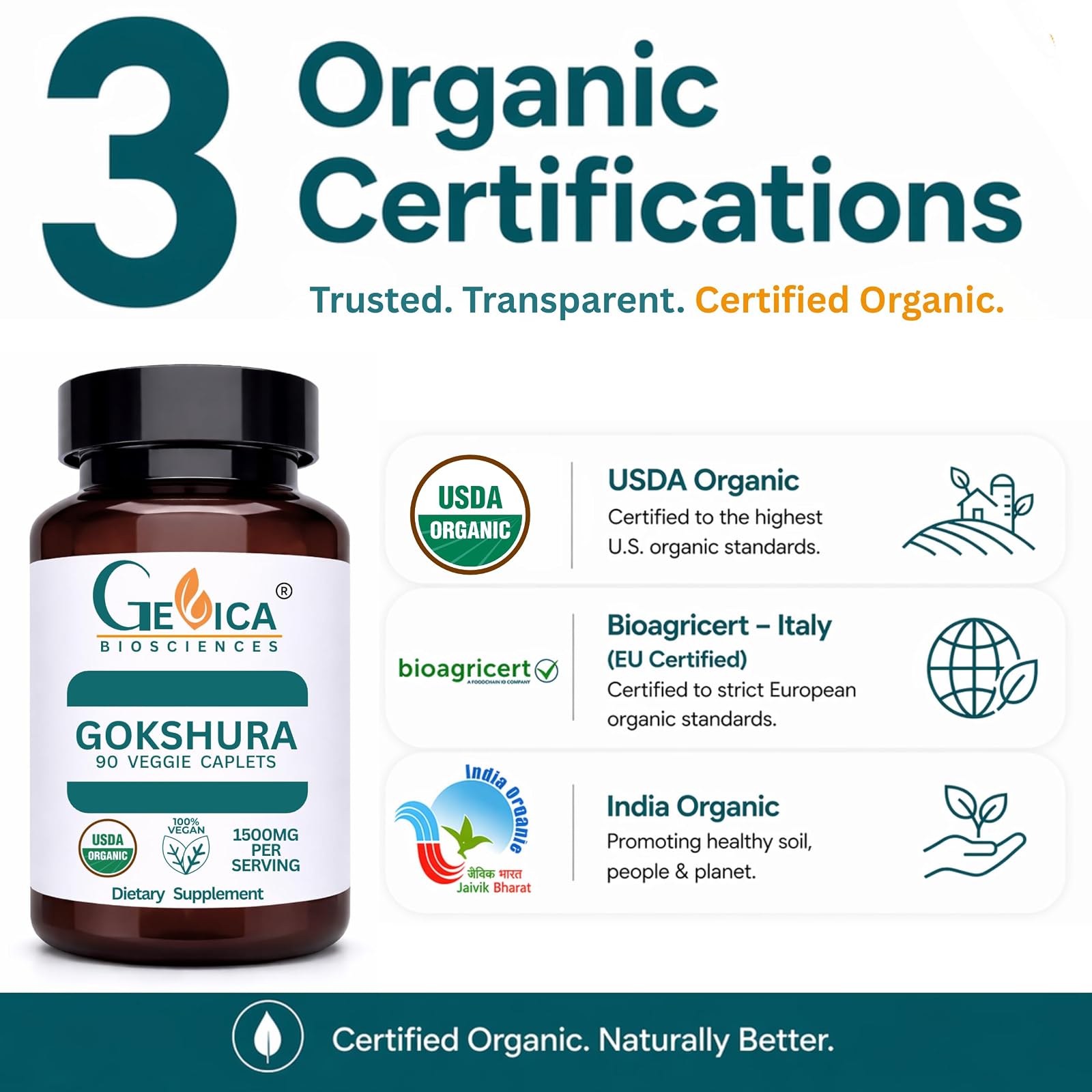 1500 mg Tribulus terrestris caplets