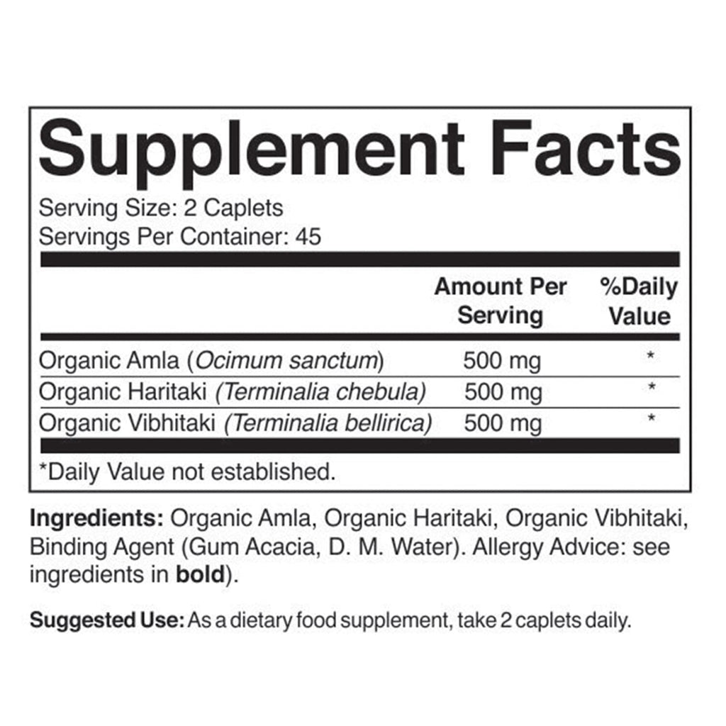 1500 mg Triphala supplement benefits