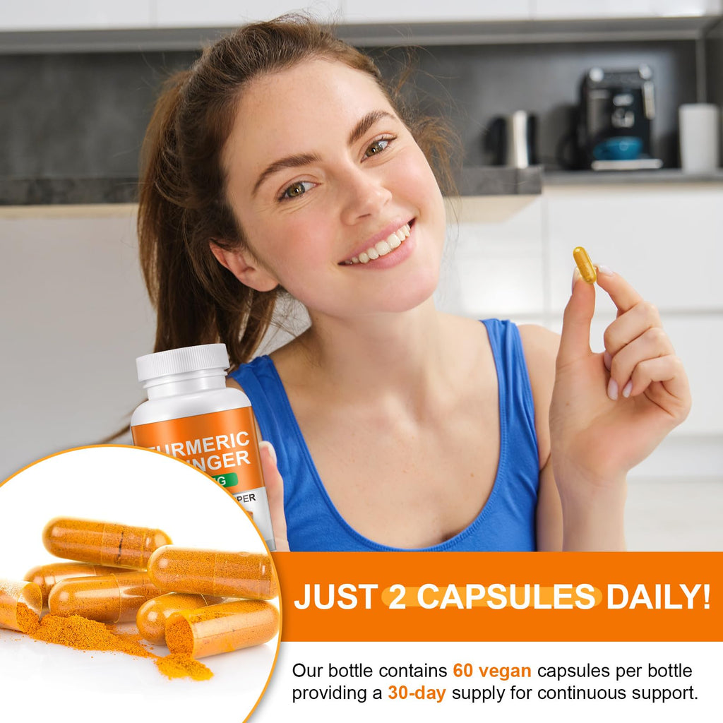 1500 mg turmeric capsules for overall health