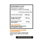 1500 mg turmeric curcumin for wellness