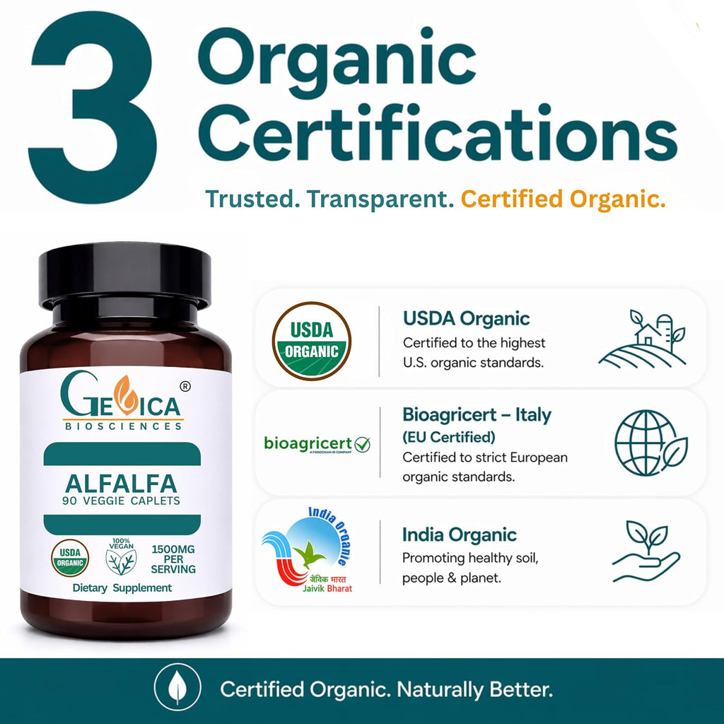 1500 mg vegan alfalfa caplets