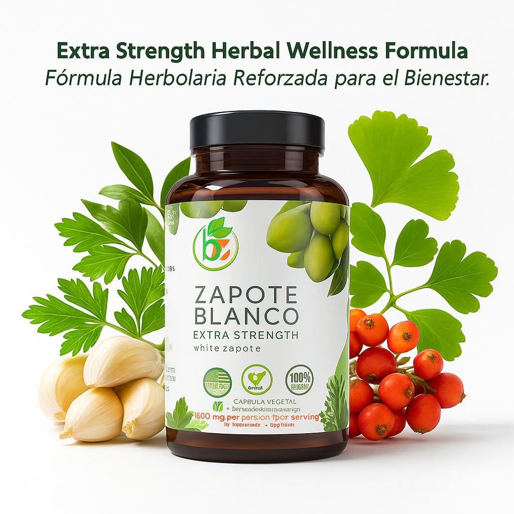 1500 mg Zapote Blanco herbal supplement