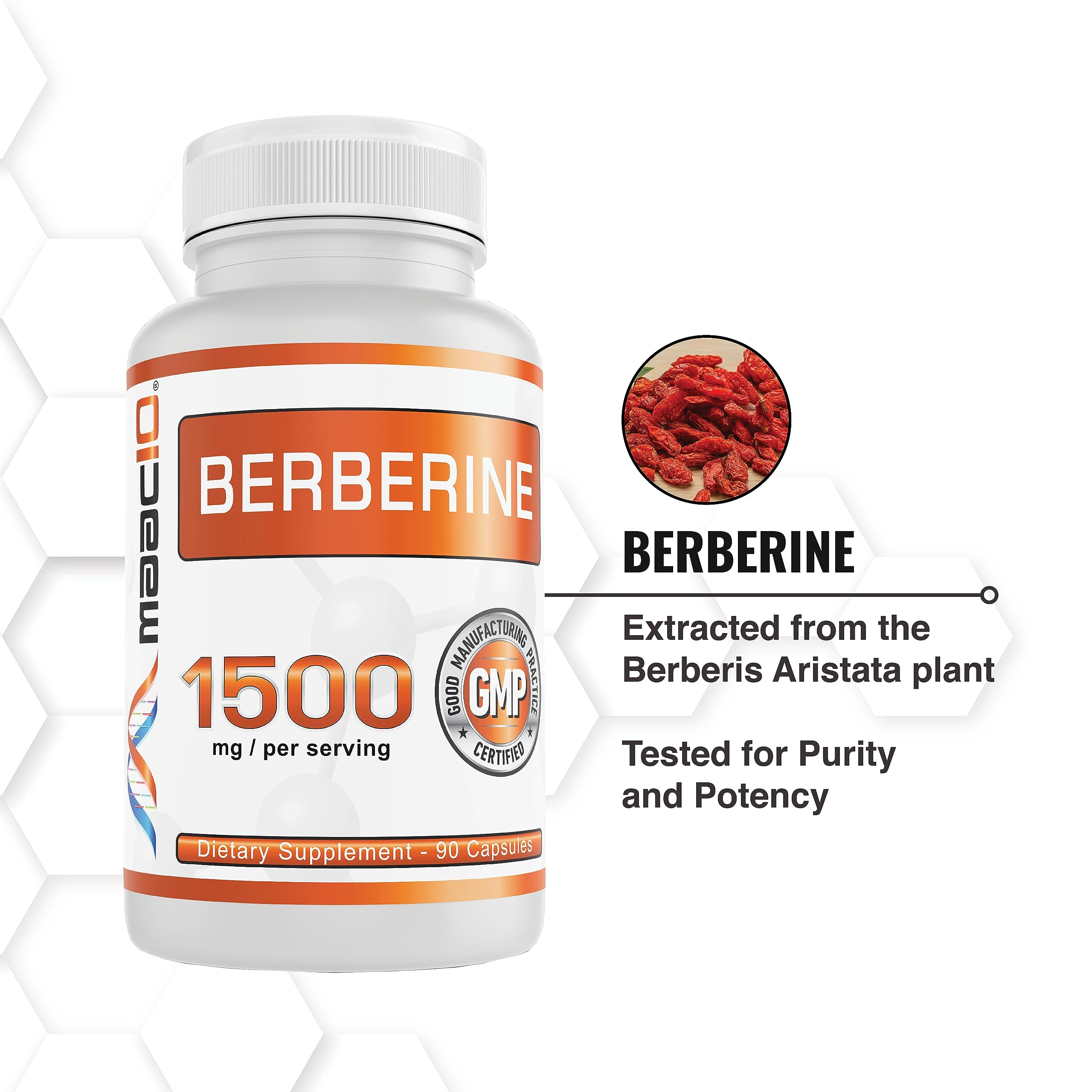1500mg Berberine for energy levels