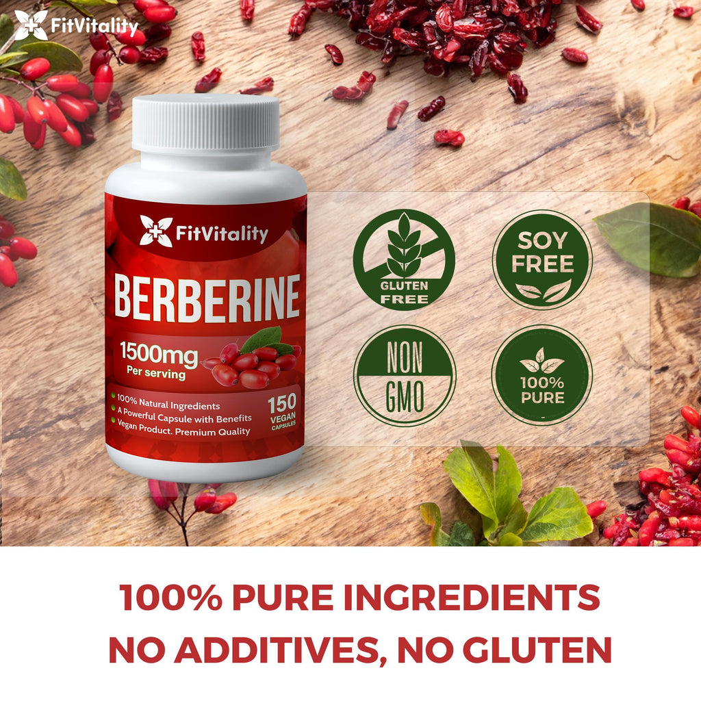 1500mg Berberine for health support