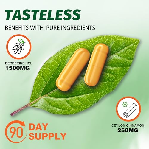 1500mg berberine for healthy metabolism