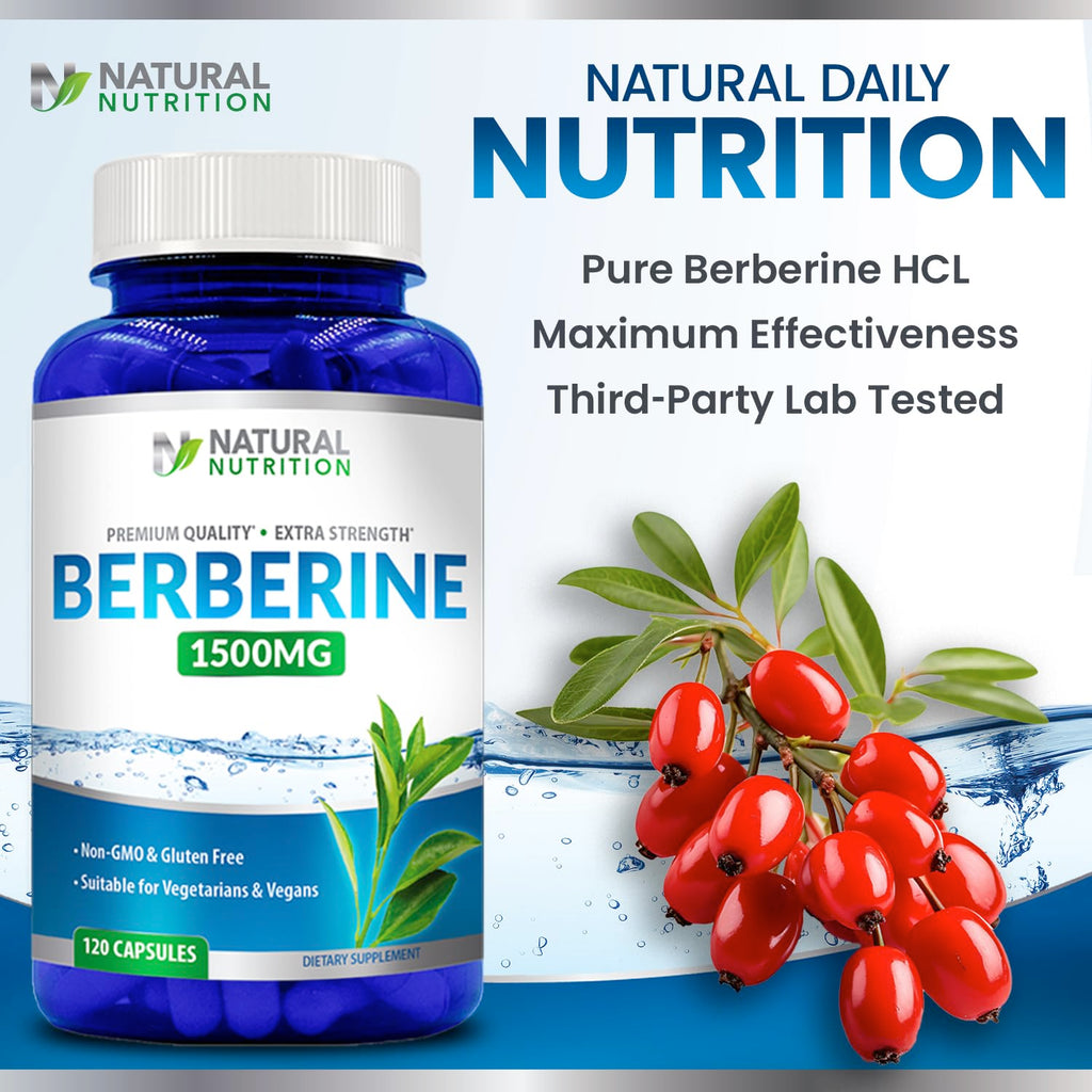 1500mg berberine for heart health