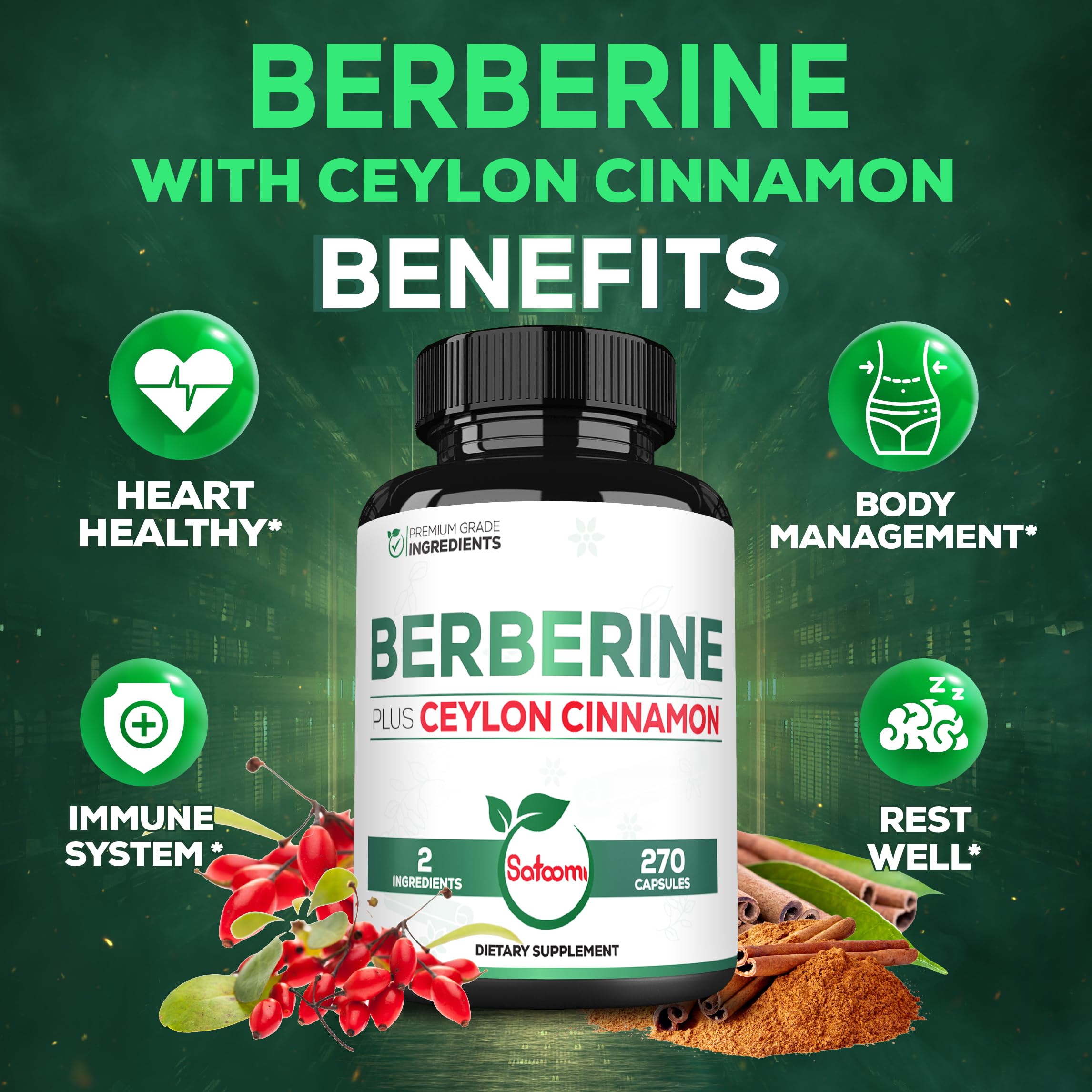 1500mg berberine for optimal health