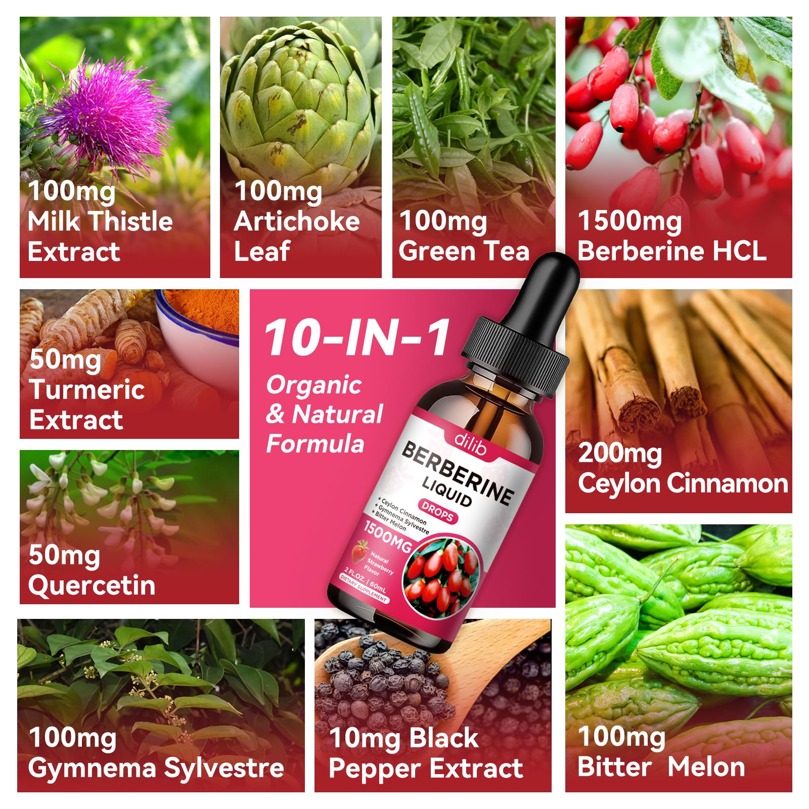 1500mg berberine with ceylon cinnamon