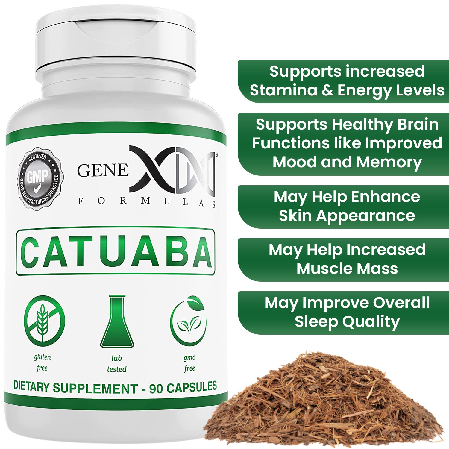 1500mg Catuaba bark health benefits