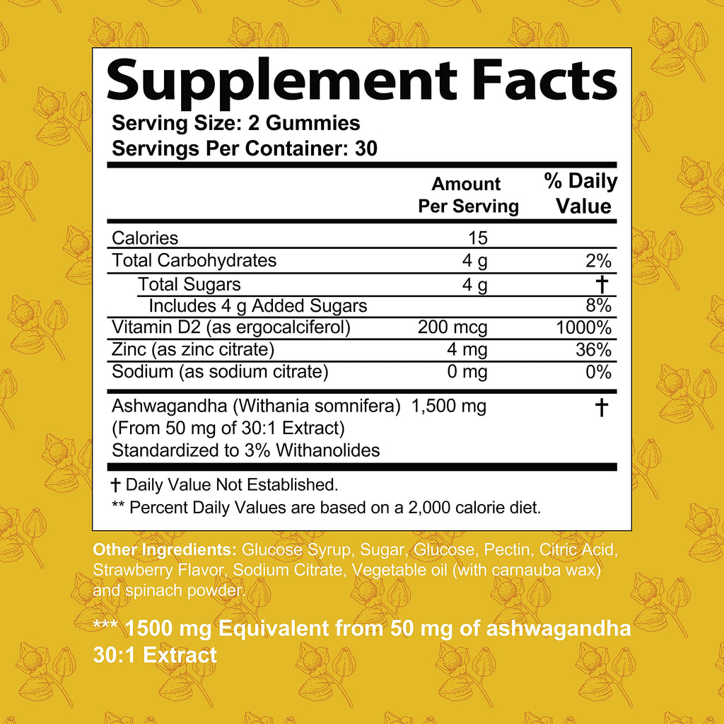 1500mg energy boosting gummies