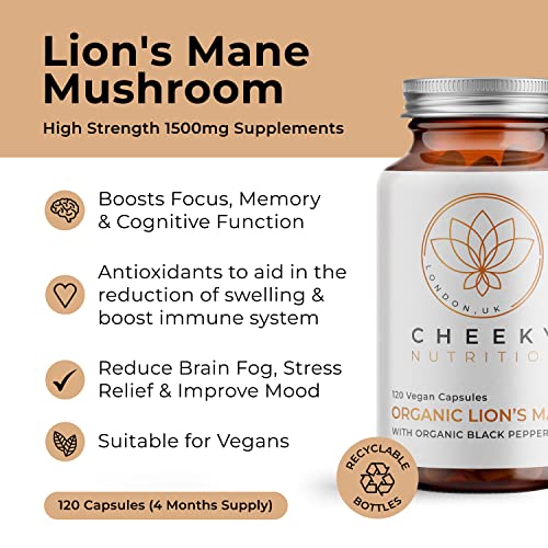 1500mg Lion's Mane for memory
