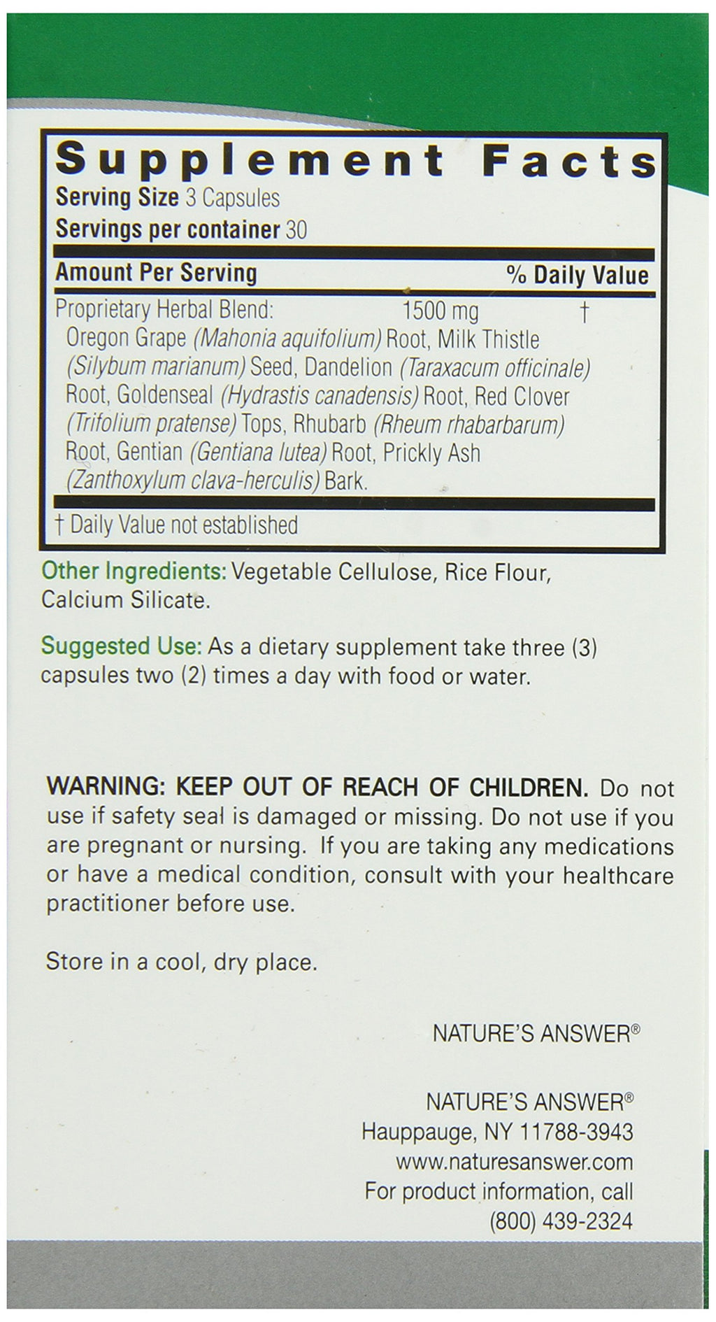 1500mg liver extracts for health