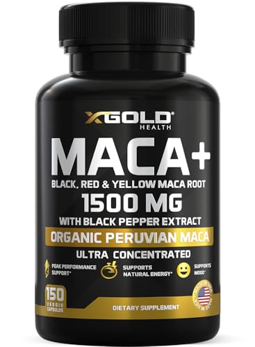1500mg maca capsules for vitality