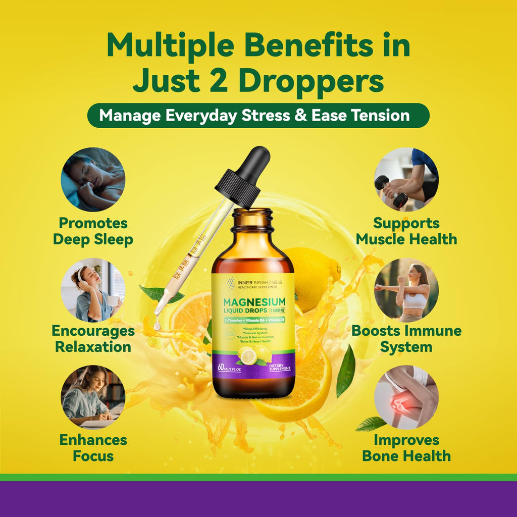 1500mg magnesium drops for muscle relief