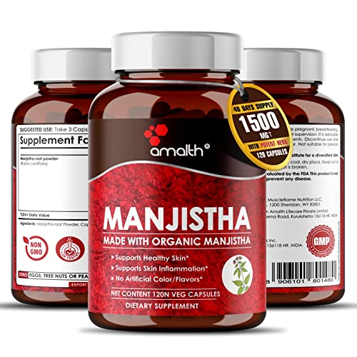 1500mg Manjistha capsules for wellness