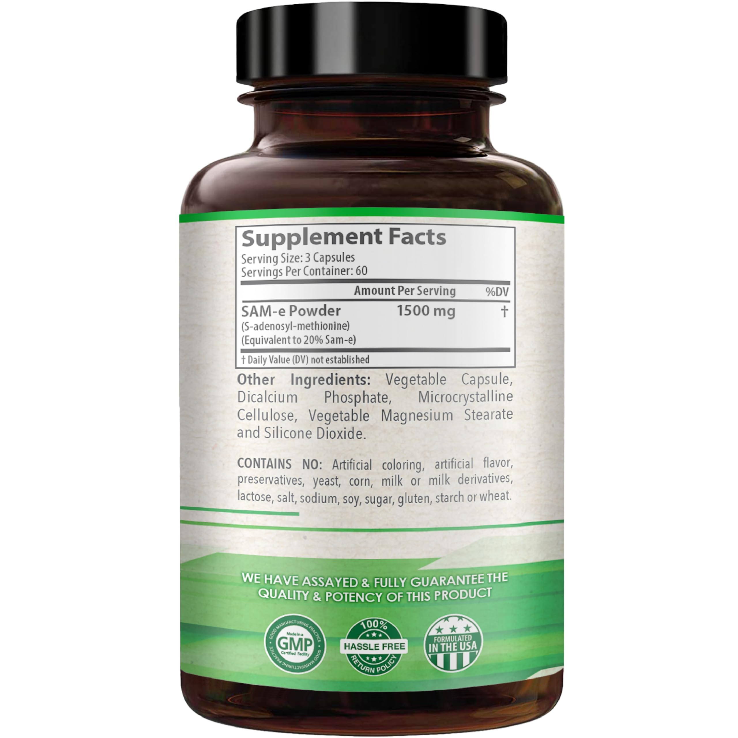 1500mg SAM-e for daily wellness