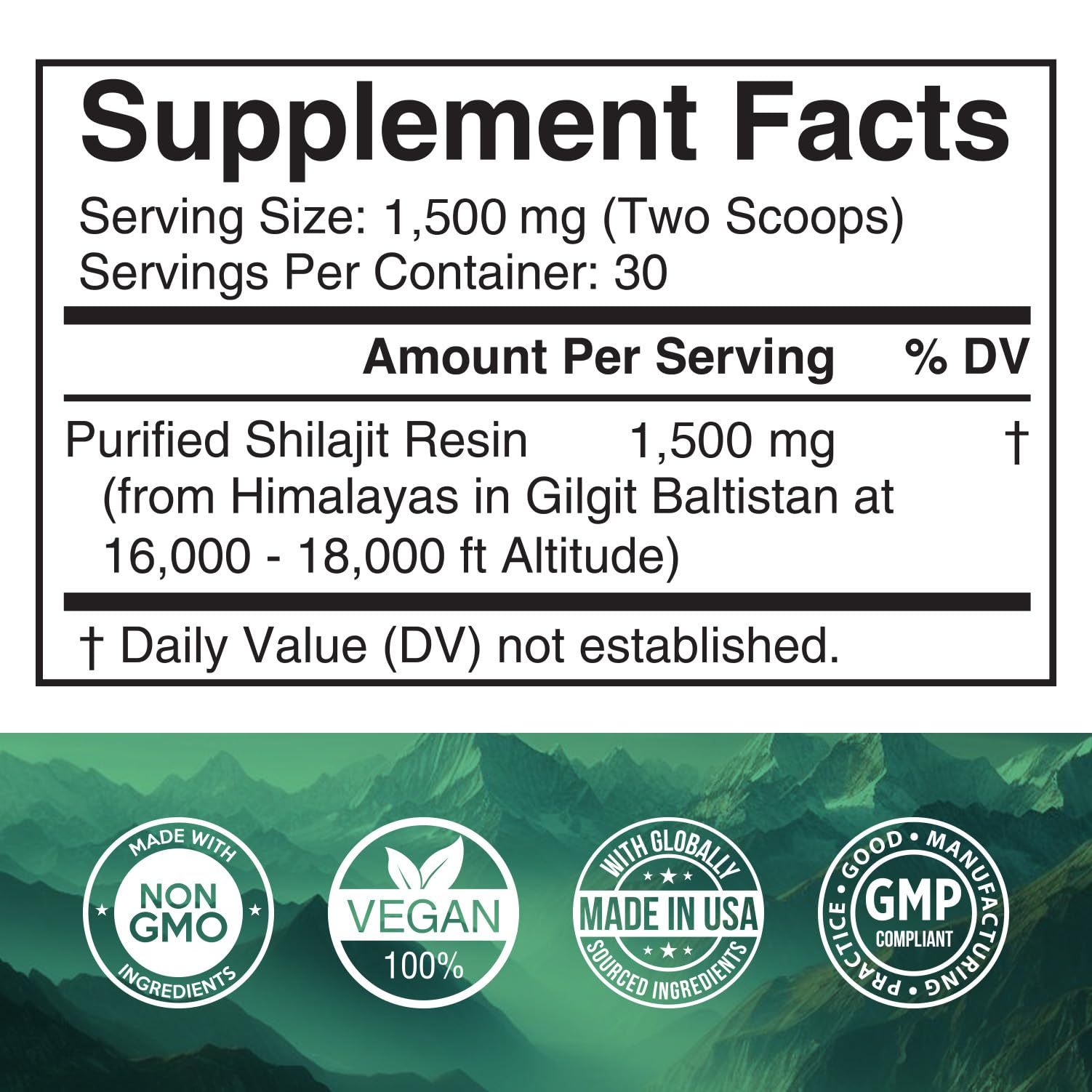 1500mg trace minerals for vitality
