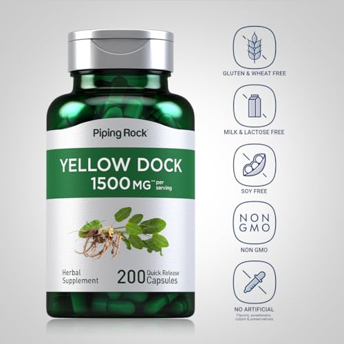 1500mg yellow dock root benefits