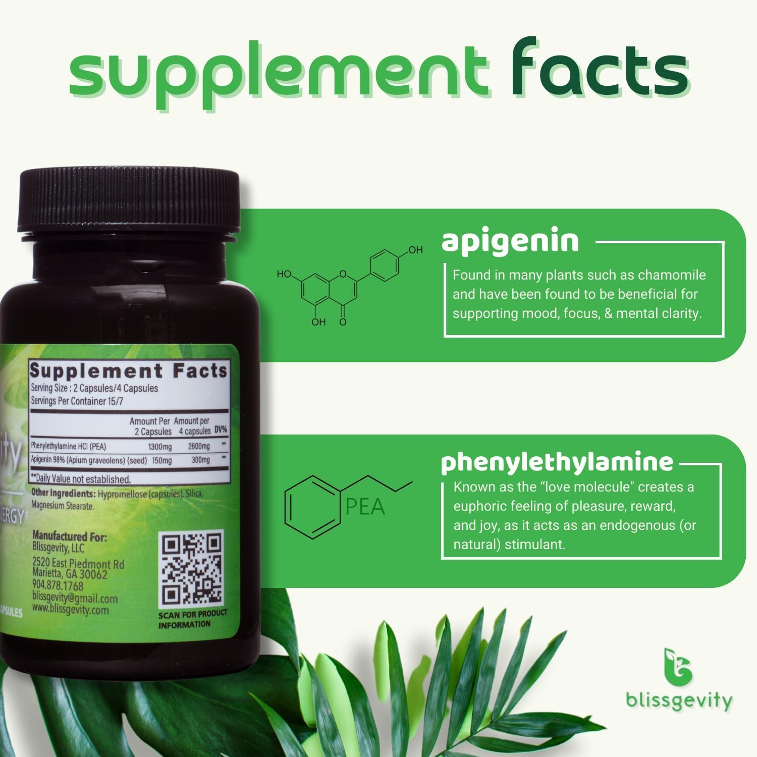 150mg apigenin for emotional balance