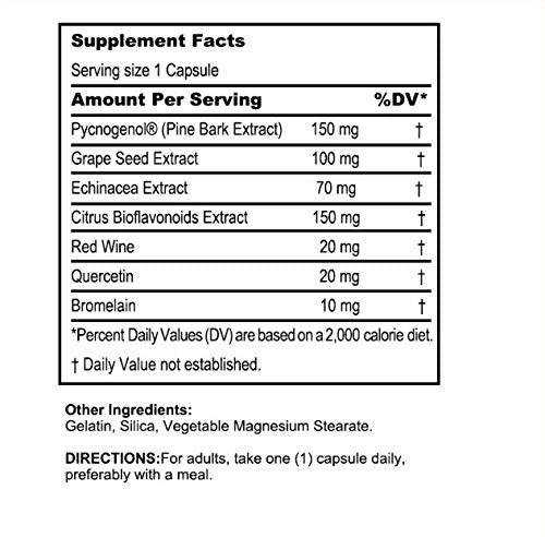 150mg Pine Bark Complex capsules