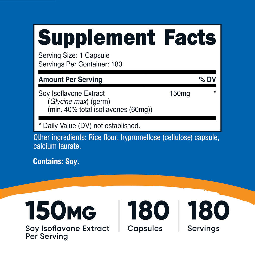 150mg soy isoflavones health benefits