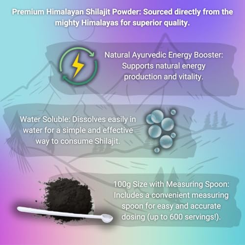 150mg spoon included with Shilajit
