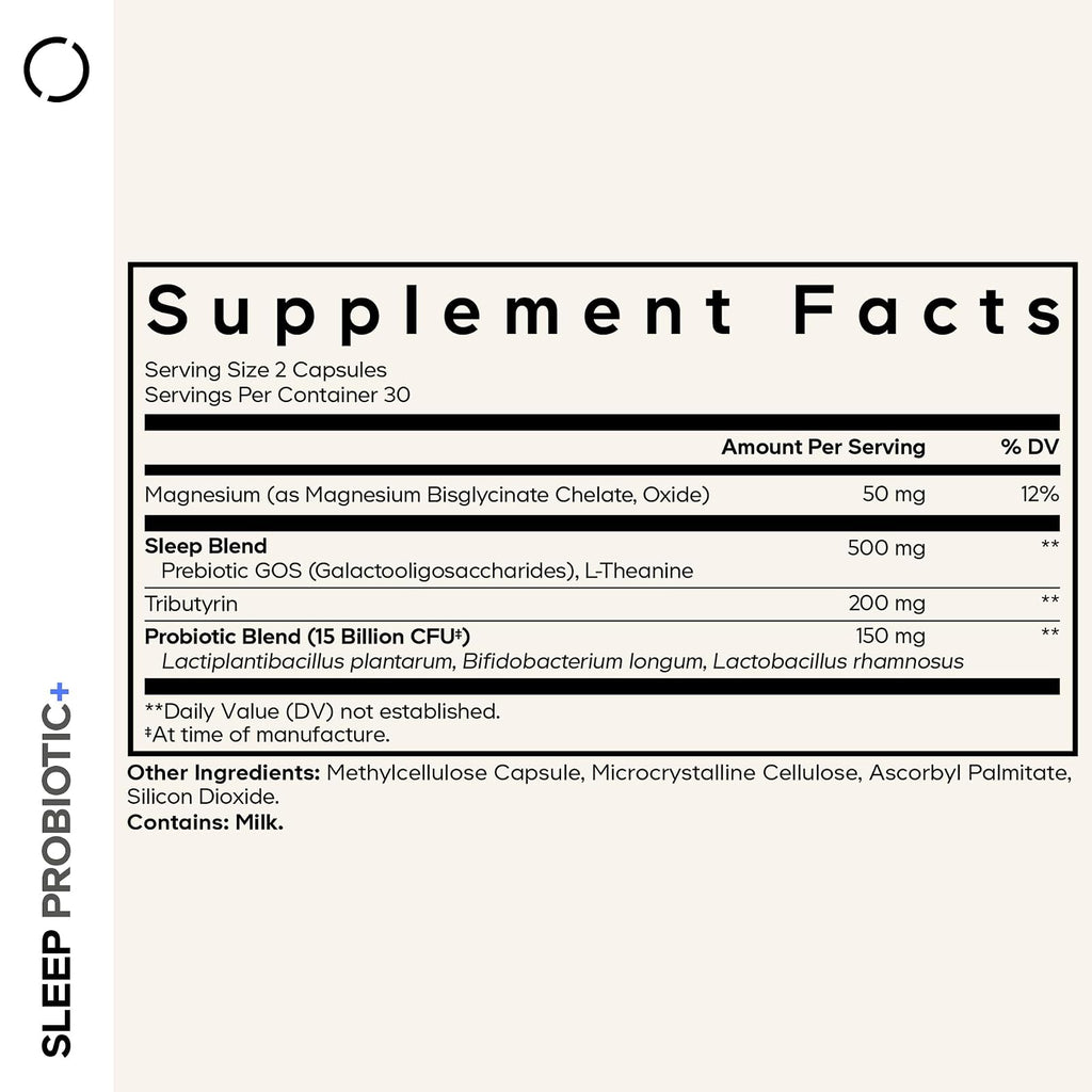 15B CFU probiotics for better sleep