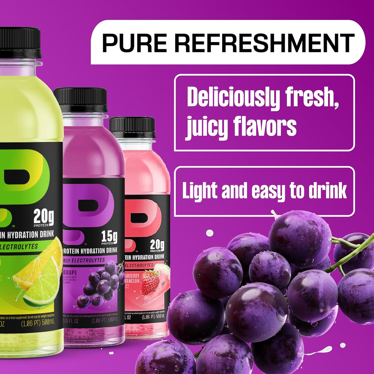 15g protein per bottle